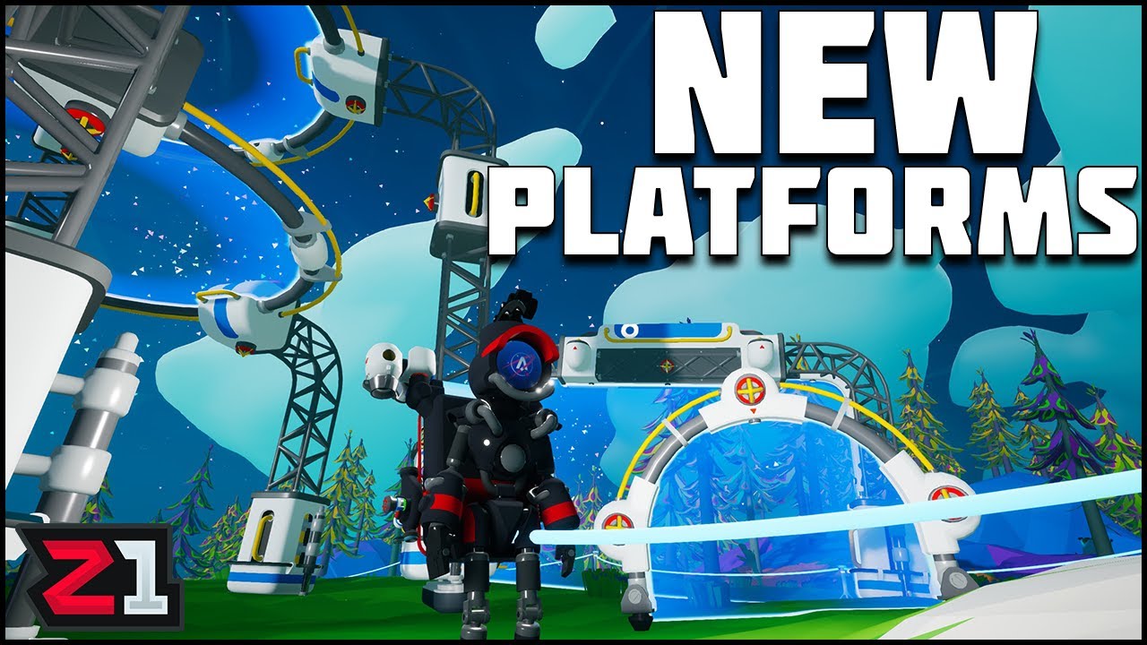 New Platforms and BOOM Testing! Astroneer Automation Update 2 | Z1 ...