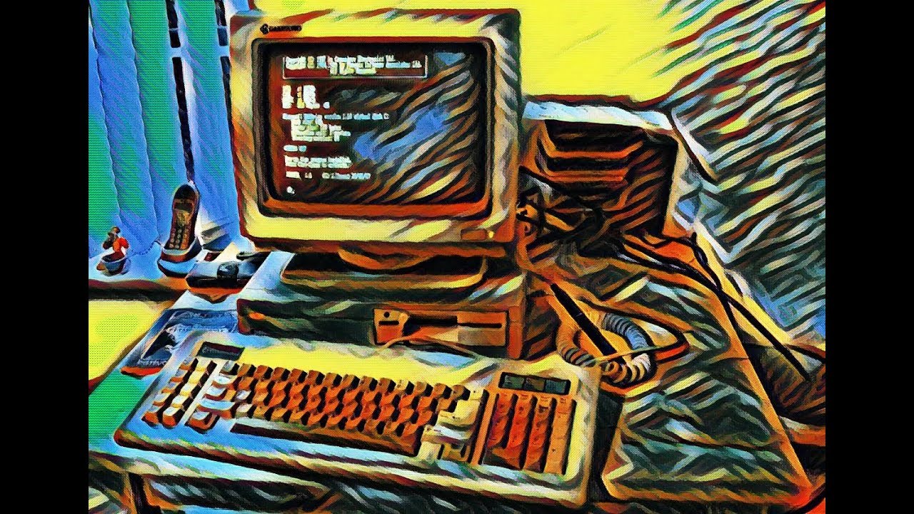 Commodore PC-1. A look at this odd Commodore PC. (Intel 8088) - YouTube