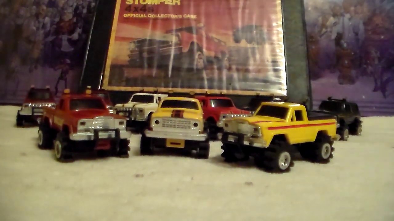 Stomper truck collection with case - YouTube