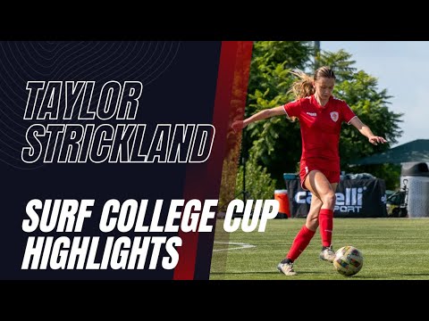 Surf College Cup Highlights | Taylor Strickland | 2026 Midfielder - YouTube