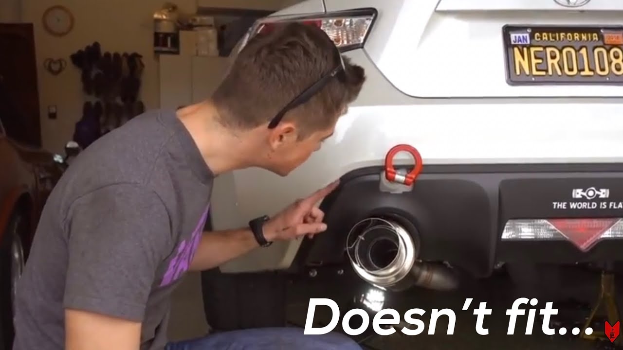 Exhaust Install Challenge... gone wrong. - YouTube