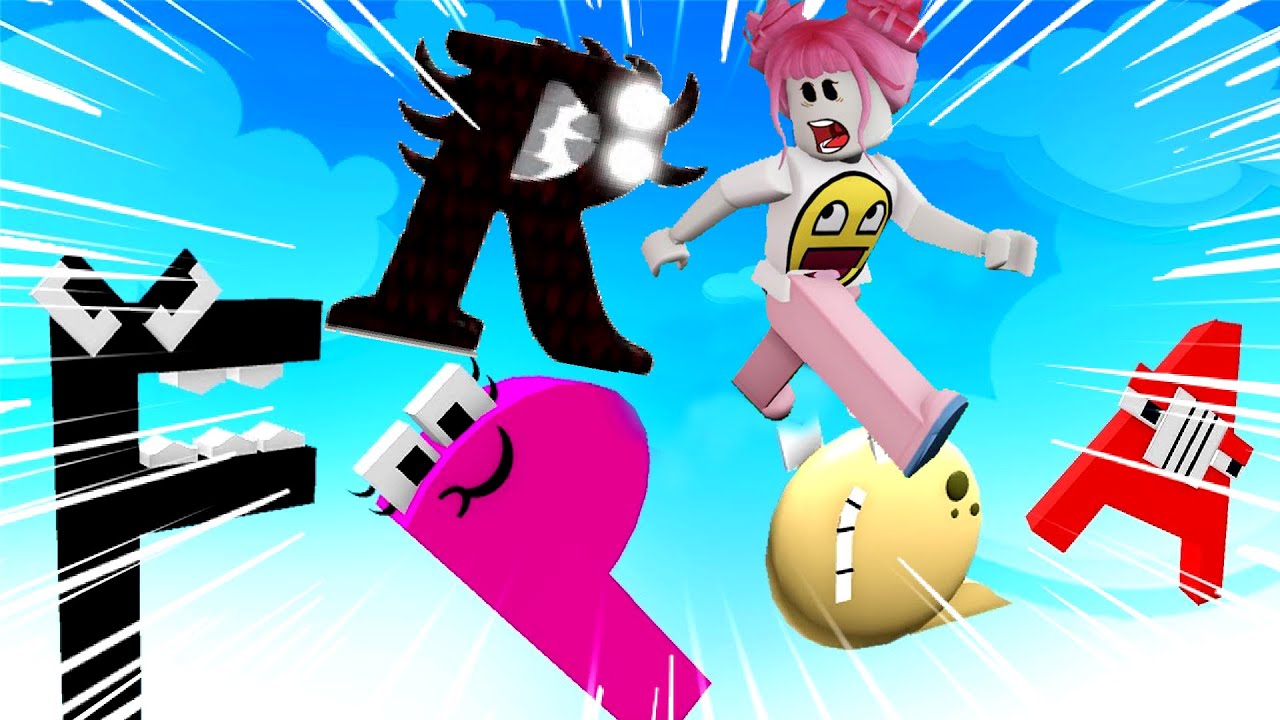 ROBLOX Escape Alphabet Lore Obby Parkour - YouTube