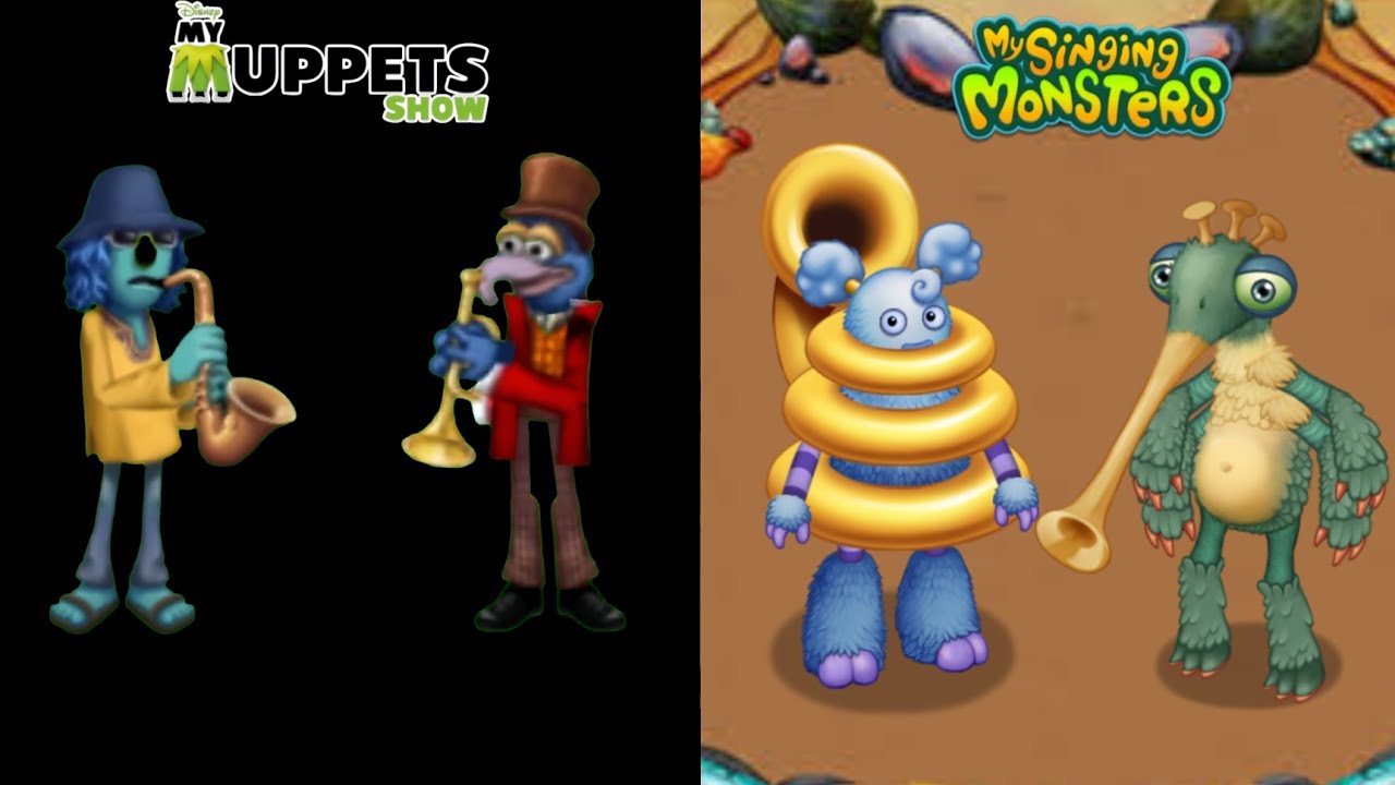 Msm Sooza and floogull Vs My Muppet show Zoot and Gonzo Comparison ...