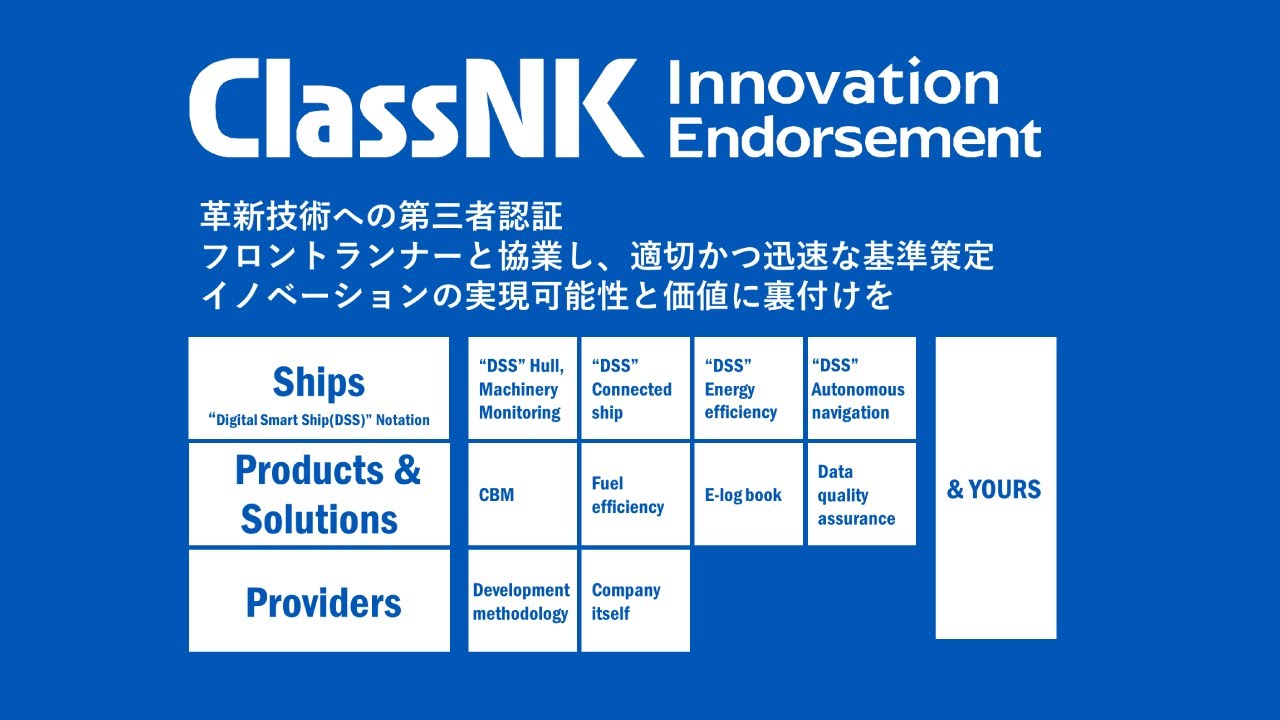 ClassNK Innovation Endorsement (Japanese) - YouTube