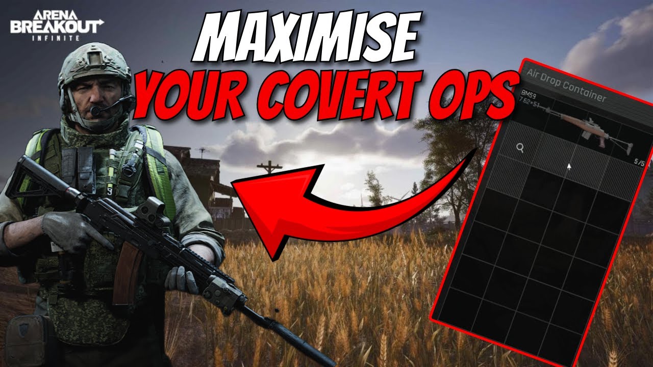 Using MAP LOOT to HUNT PLAYERS on COVERT OPS - Arena Breakout Infinite ...