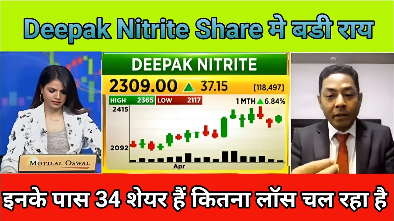 Deepak Nitrite Share News| Deepak Nitrite letest update| 🤷 - YouTube