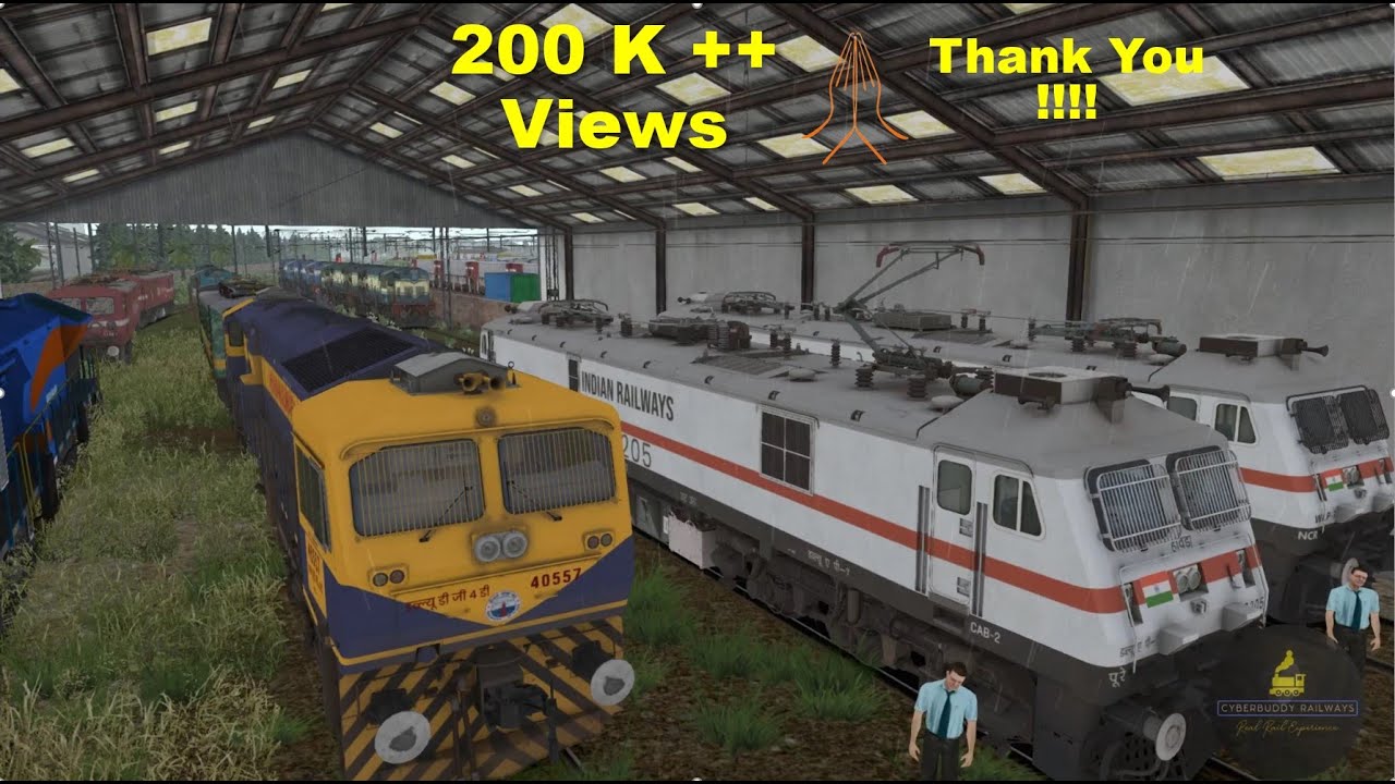 #WAP7 Push Pull Jan Shatabdi | Locomotive Change | |Indian Train ...
