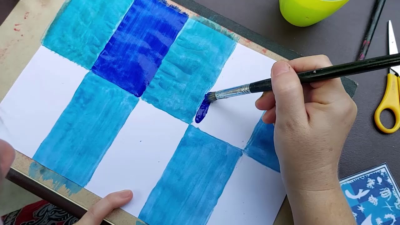 Henri Matisse - The underwater scene - Collage art -कोलाज कला- हेनरी ...