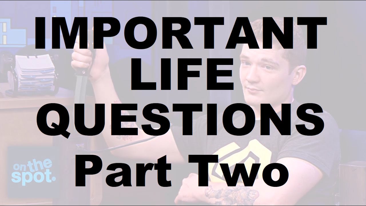 RT - Important Life Questions : Part 2 - YouTube