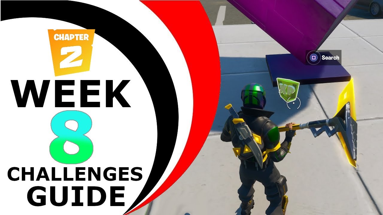 Fortnite Chapter 2 | Week 8 Challenges Chaos rising | Search the XP ...