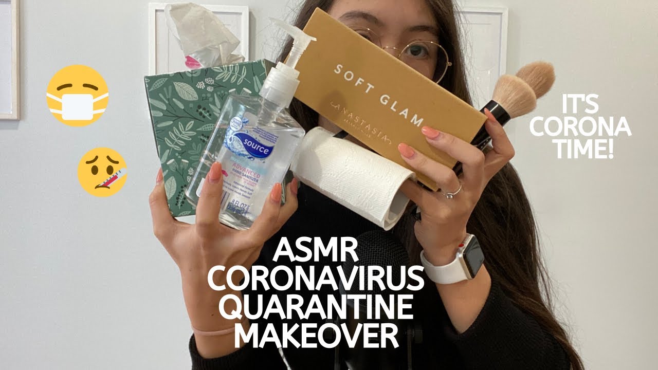 ASMR | Doing Your Makeup in Coronavirus Quarantine - YouTube
