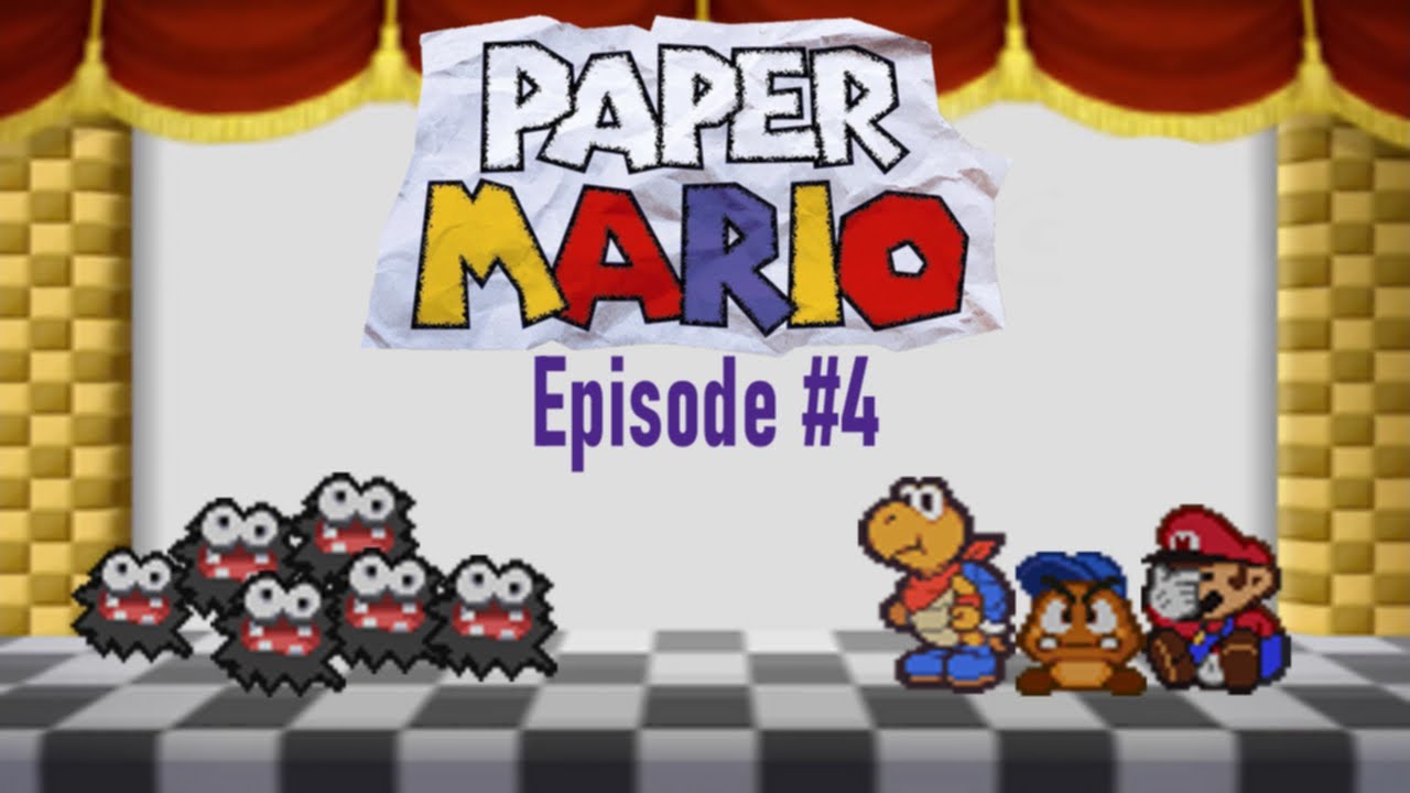 Paper Mario Lets play: Episode 4: Chasing Fuzzies - YouTube