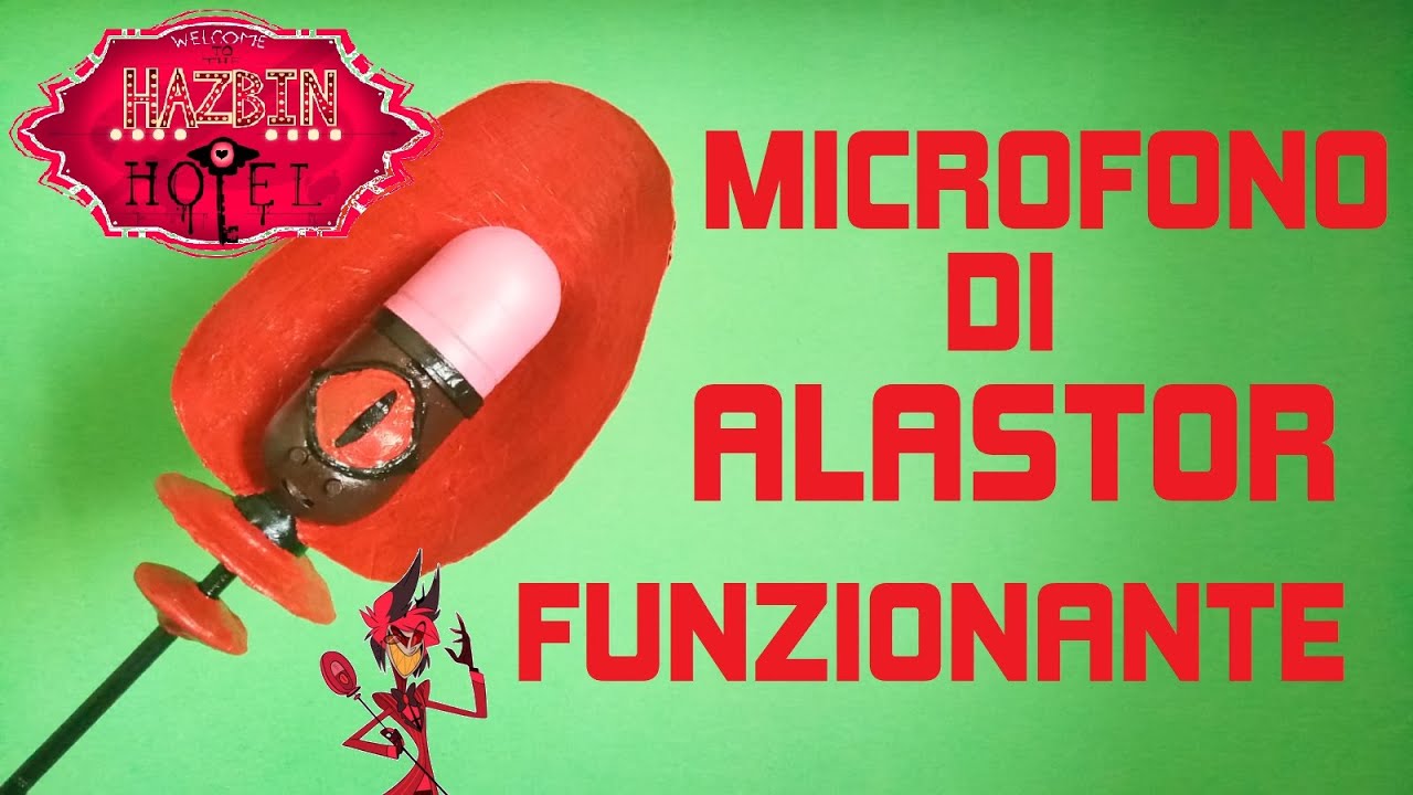DIY Microfono di Alastor funzionante | Working Alastor microphone (From ...