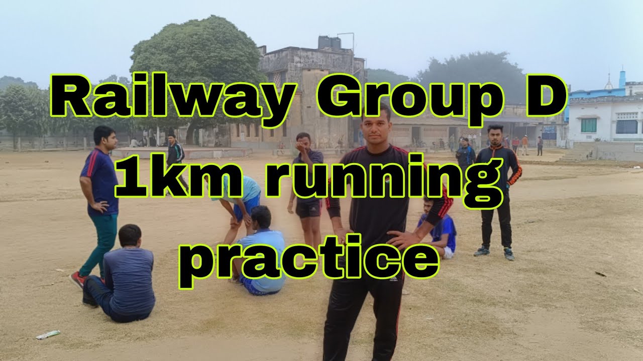 Railway Group D 1km running practice #1km #railway #running - YouTube