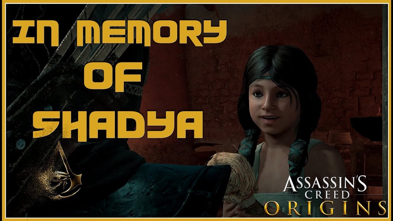 Assassin's Creed Origins: In Memory of Shadya - YouTube