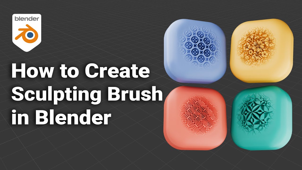 How to Easily Create & Import Custom Sculpting Brushes in Blender 4.3 ...