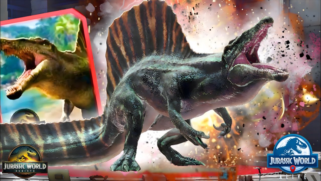 Rebirth SPINOSAURUS unlock 🔓 and TURN 20 level || Jurassic world alive ...