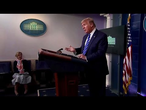 Trump zu Corona-Therapien: „Ich sehe noch Desinfektionsmittel“