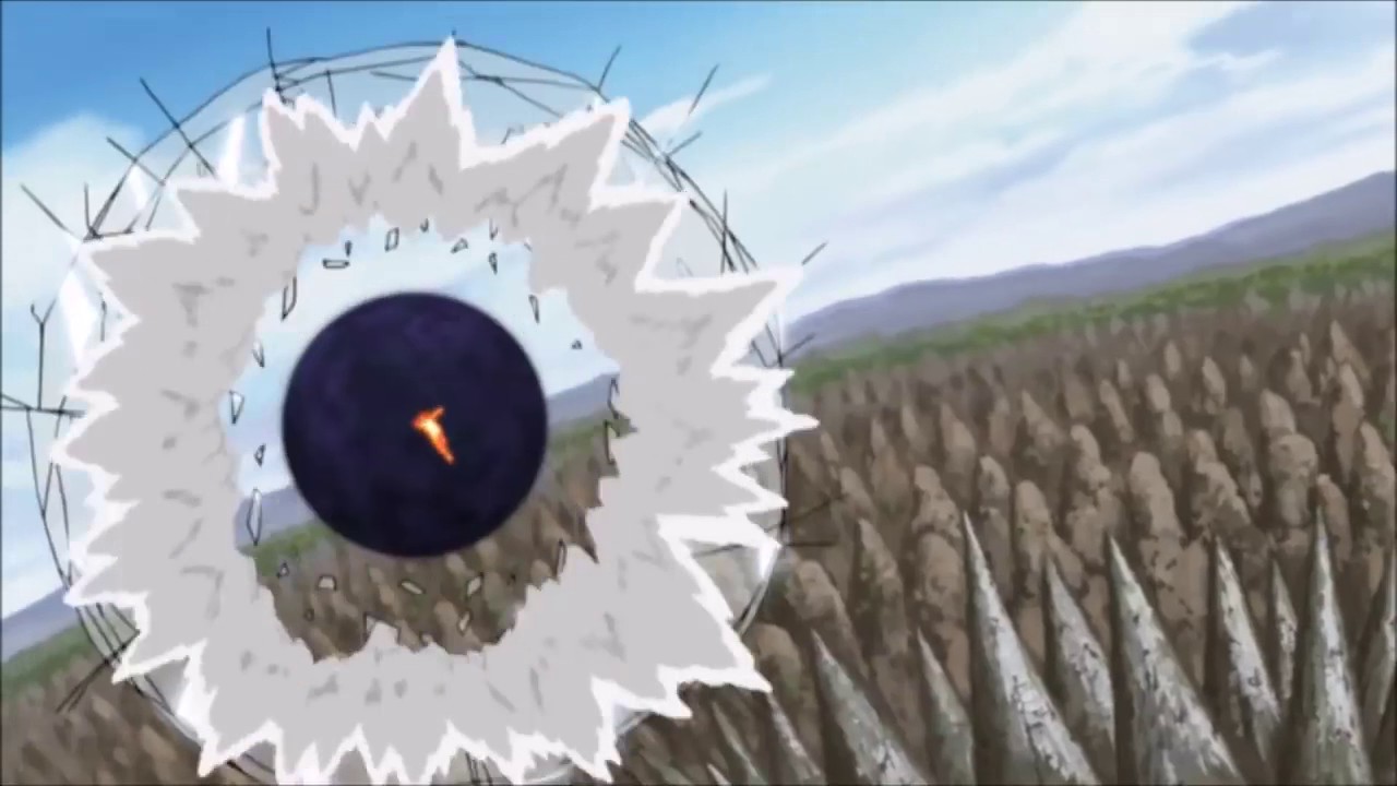 Naruto & Bee Breaking Through the Self Repairing Barrier Naruto ...