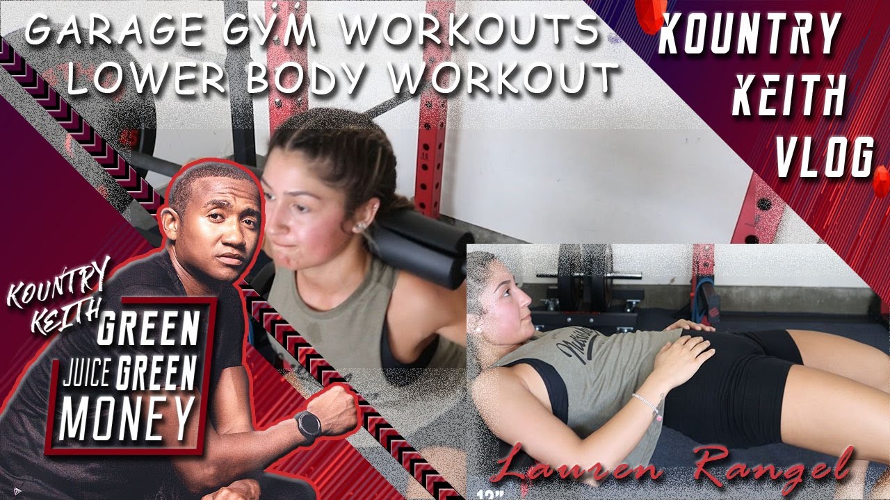 Lower Body Workout with Lauren Rangel | GARAGE GYM WORKOUTS - YouTube