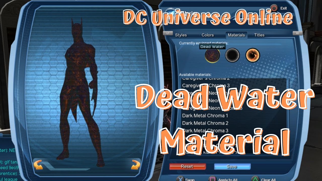 DCUO Dead Water Material (DC Universe Online) - YouTube