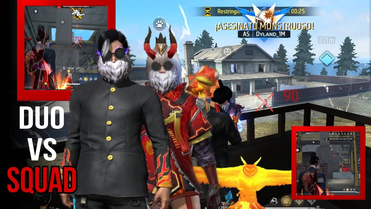 ASI ES COMO MI DUO Y YO NOS ELIMINAMOS A MEDIO LOBBY.||free-fire max ...