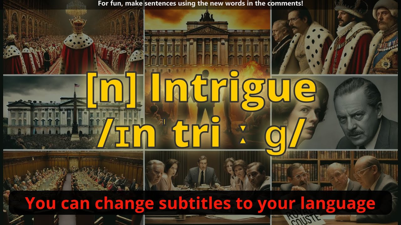 [n] Intrigue meaning with 5 examples - YouTube