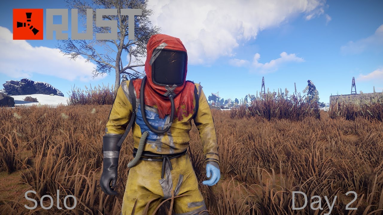 Rust - A new player try's solo - day 2 - YouTube