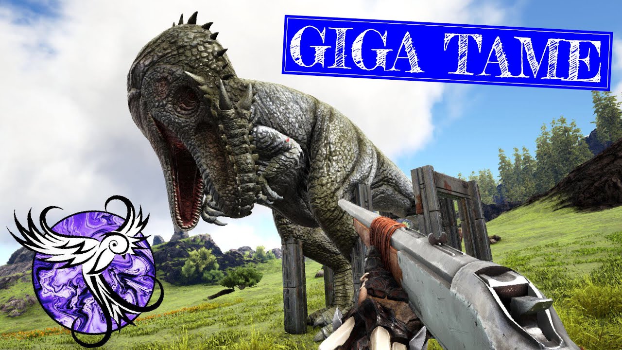 TAMING OUR FIRST GIGA | Ragnarok [S2E47] | ARK Survival Evolved - YouTube