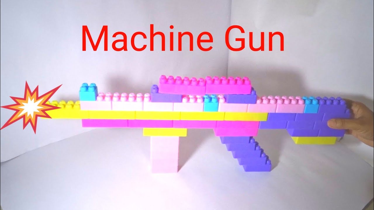 building blocks for kids | block machine gun| machine gun| kids funny ...