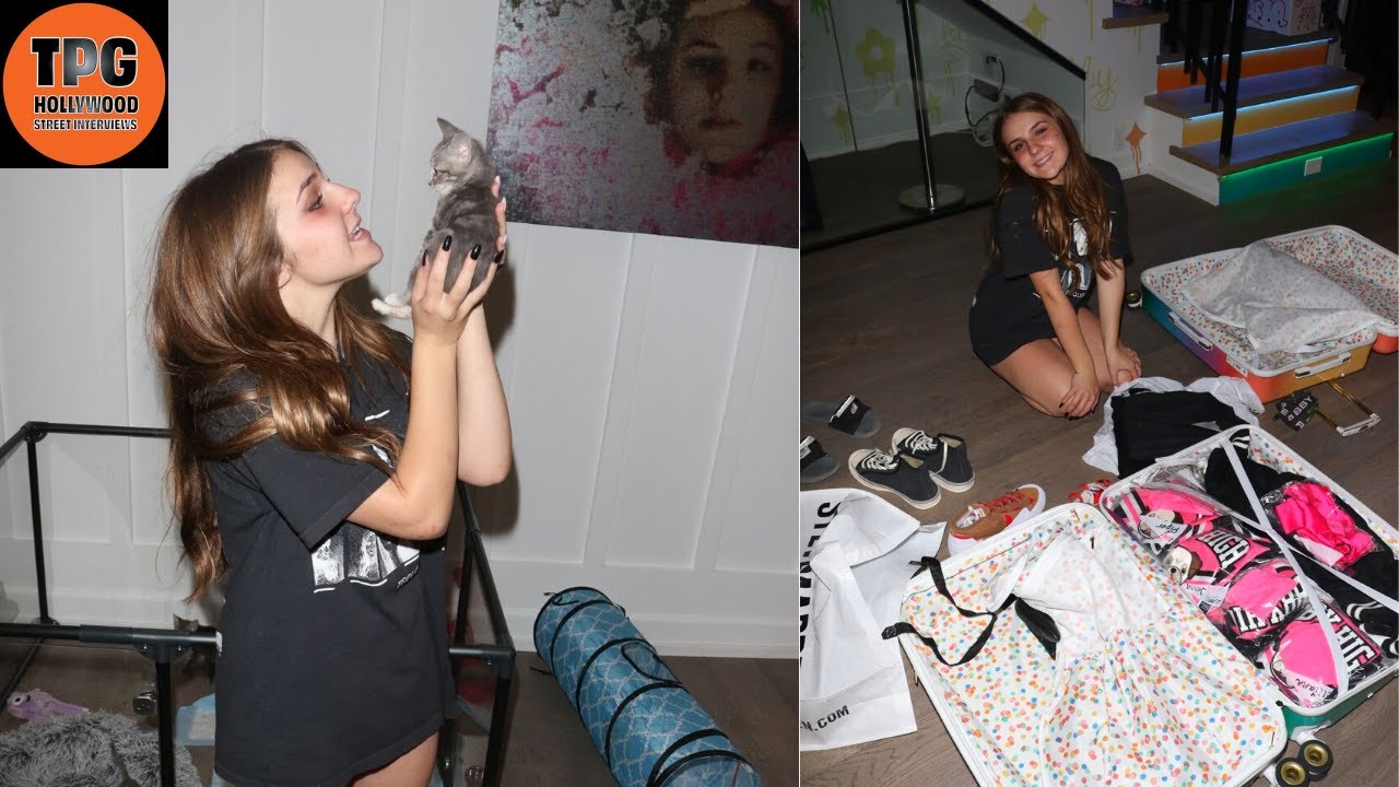 Piper Rockelle packs for The Squad Tour, talks about her new App and a ...