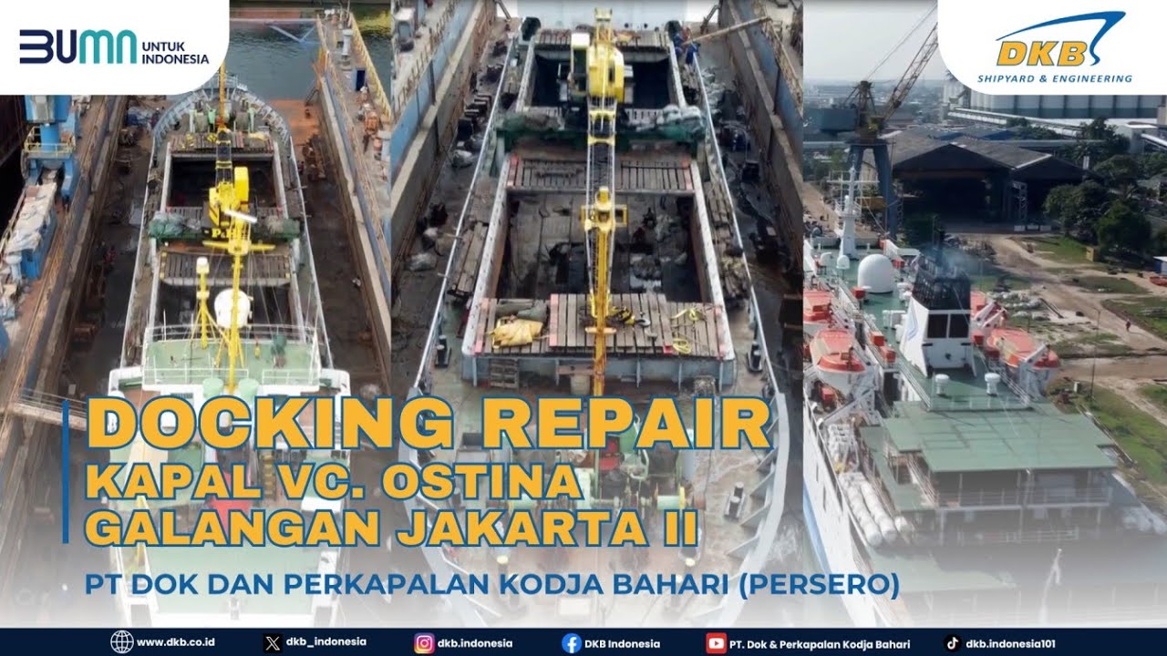 Docking repair kapal VC. Ostina - YouTube