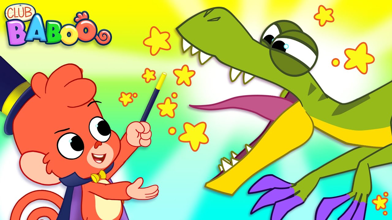 DINOSAUR MAGIC with Club Baboo | Learn Dino Facts for Kids | T-Rex ...