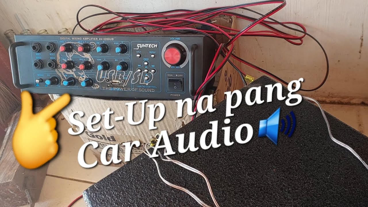 Simple Sound Set-up na pang Car Audio lang🔊 - YouTube