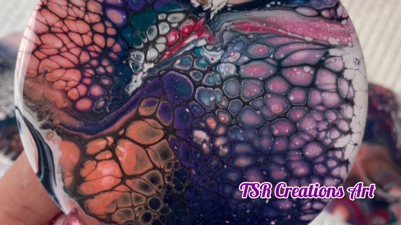 HOW I MIX MY PRIZM POUR PAINTS AND A SET OF FUN COASTERS. - YouTube