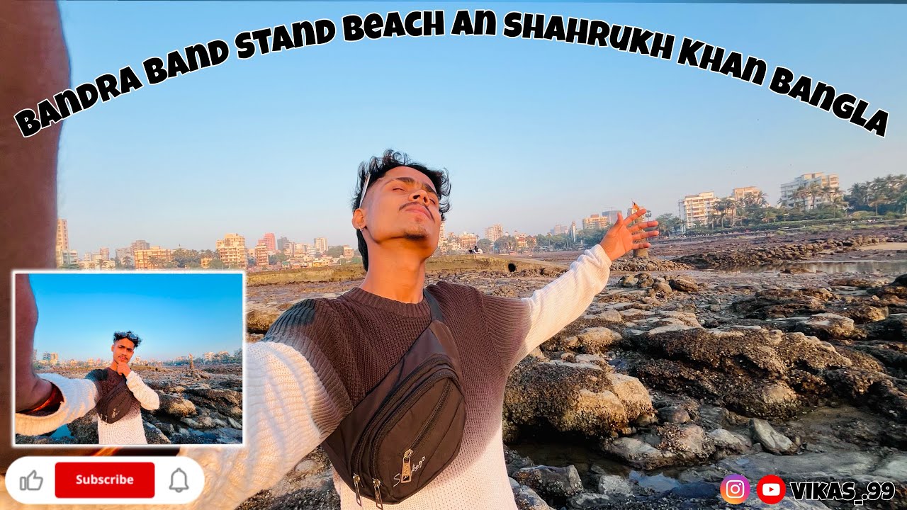 Bandra Band Stand beach an shahRukh Khan bangla 🏠🏡 - YouTube