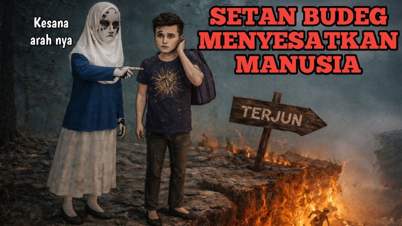 SETAN BUDEG MENYESATKAN MANUSIA UNTUK MATI | ANIMASI HOROR - YouTube
