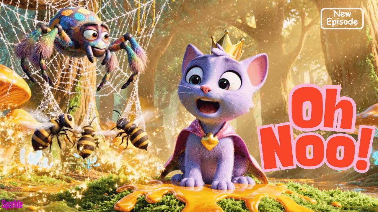 🐝 The Bee Chase (Bees, Webs & Sparkle Paw) 🍯😹 | Episode 21 | Magical ...