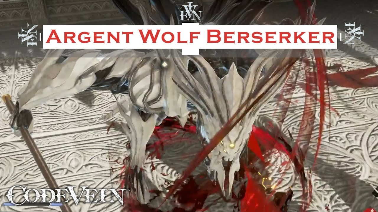 Code Vein - Argent Wolf Berserker [Level 1; Enhanced Difficulty] - YouTube
