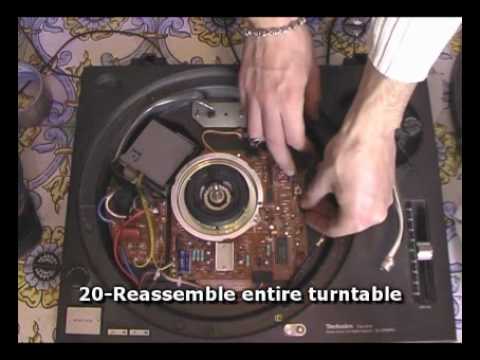 How To Replace a Stylus Lamp (TECHNICS 1210-1200) with LED dj MOD - YouTube