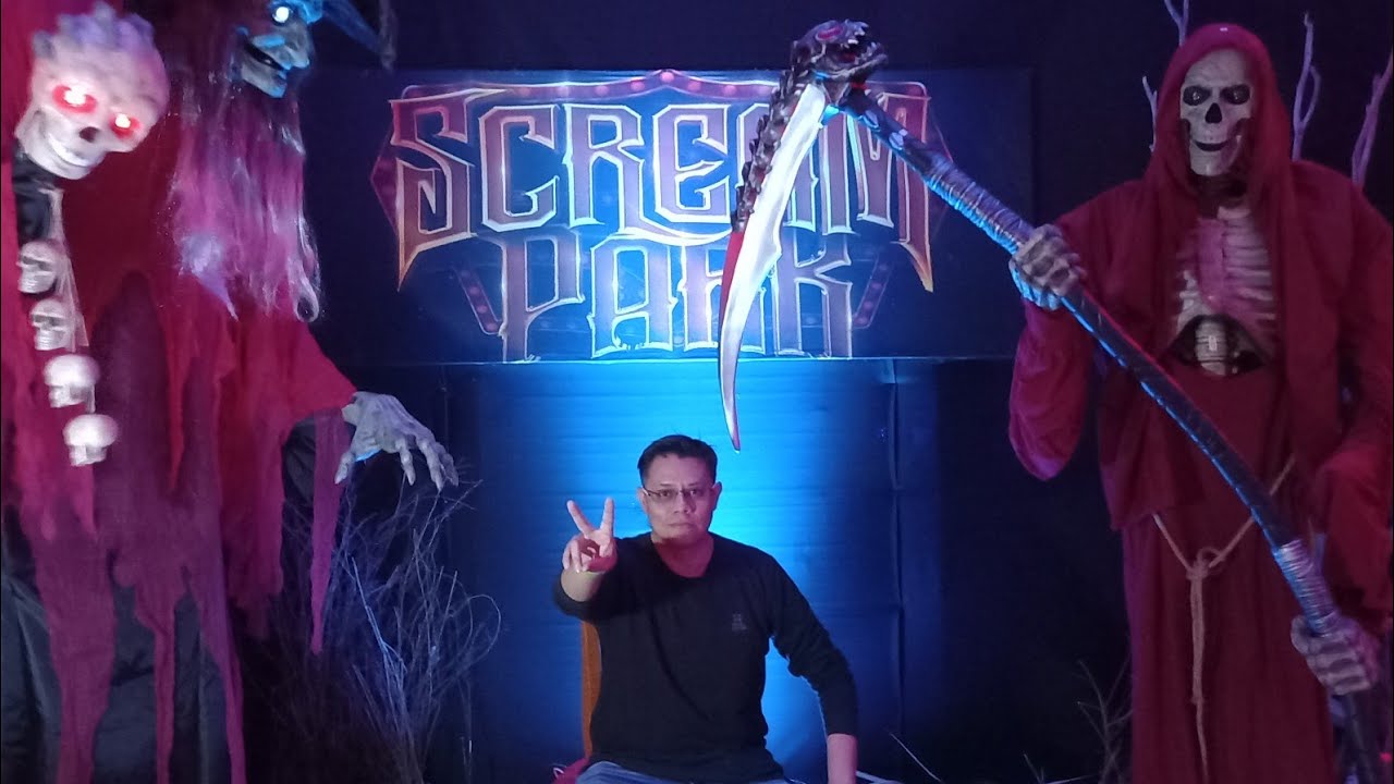 Aspectos del parque de Terror Scream Park CDMX - YouTube