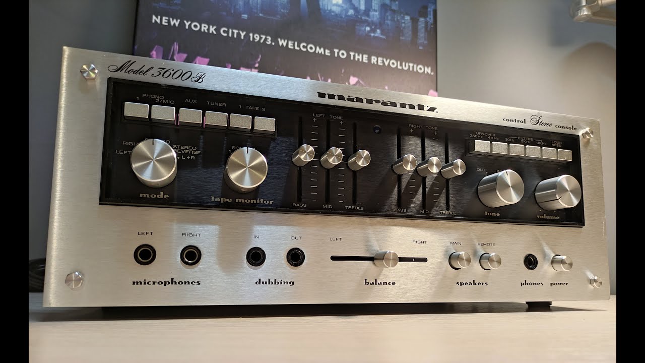 Marantz Model 3600 B - YouTube