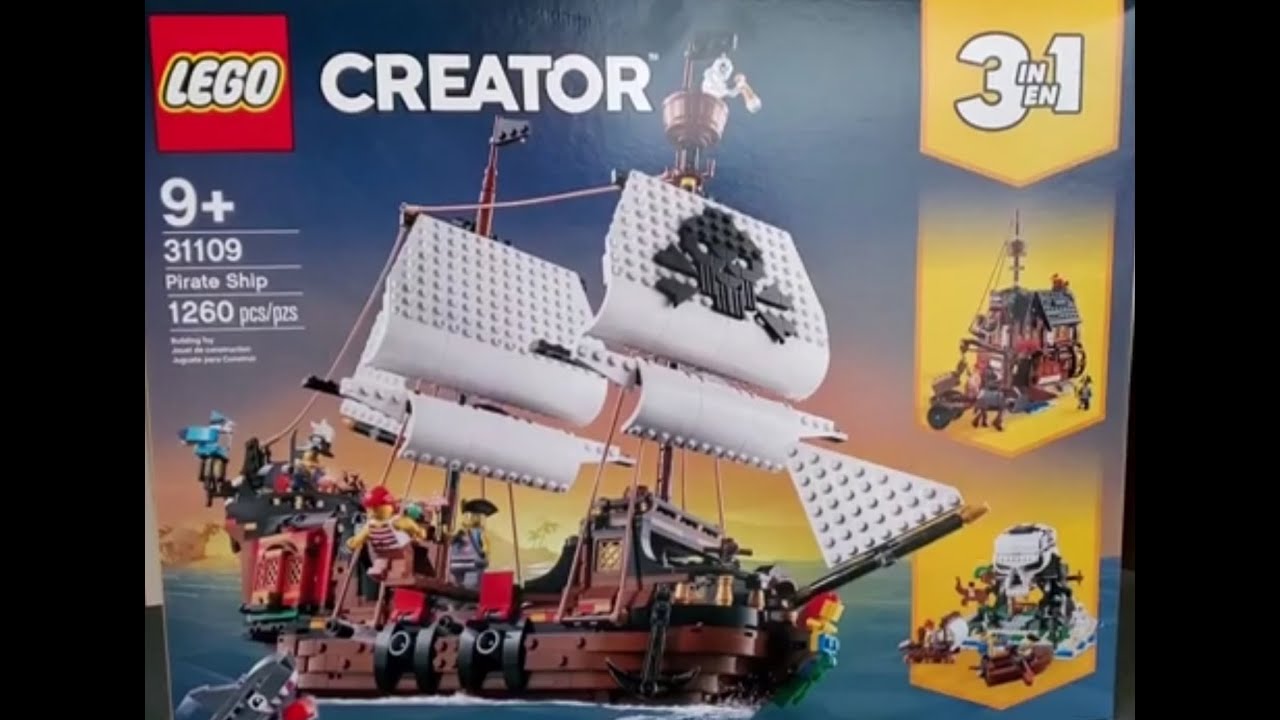 Lego Creator Pirate Ship 31109 Review - YouTube