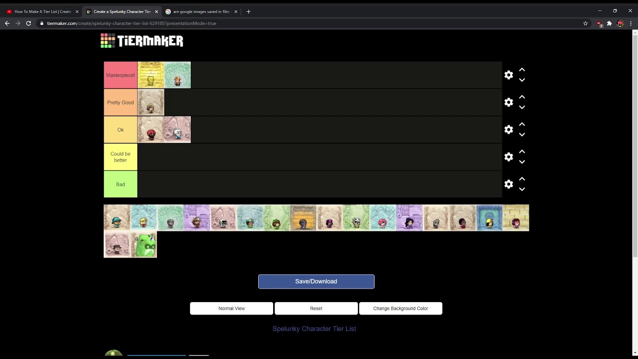 Spelunky 2 Character Tier List - YouTube