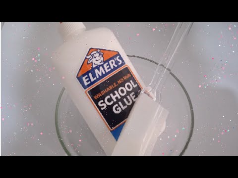 ASMR Slime blanco crunchy😲✨️