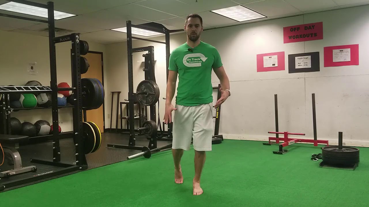 Forward Heel Hover Calf Iso - YouTube