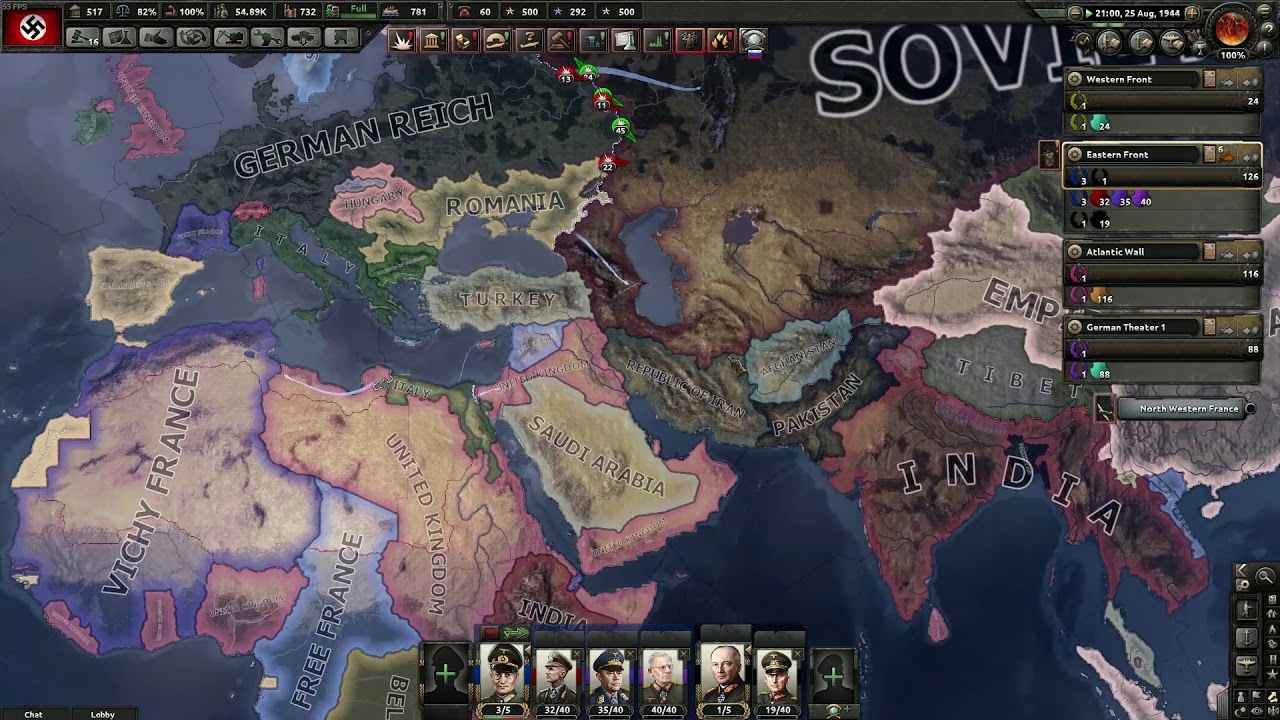 Hoi4 MP in a nutshell Full episodes #114(Danzig or D Day part 4) - YouTube