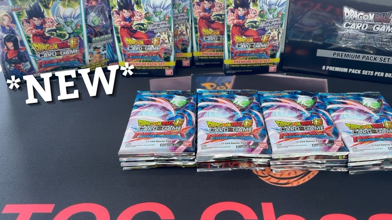 *NEW* Perfect Combination Premium Packs | Dragon Ball Super Cards - YouTube