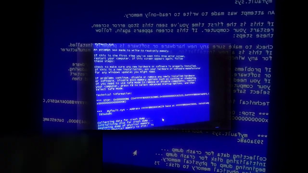 [reuploaded] Windows Xp Tour BSOD Scan - YouTube