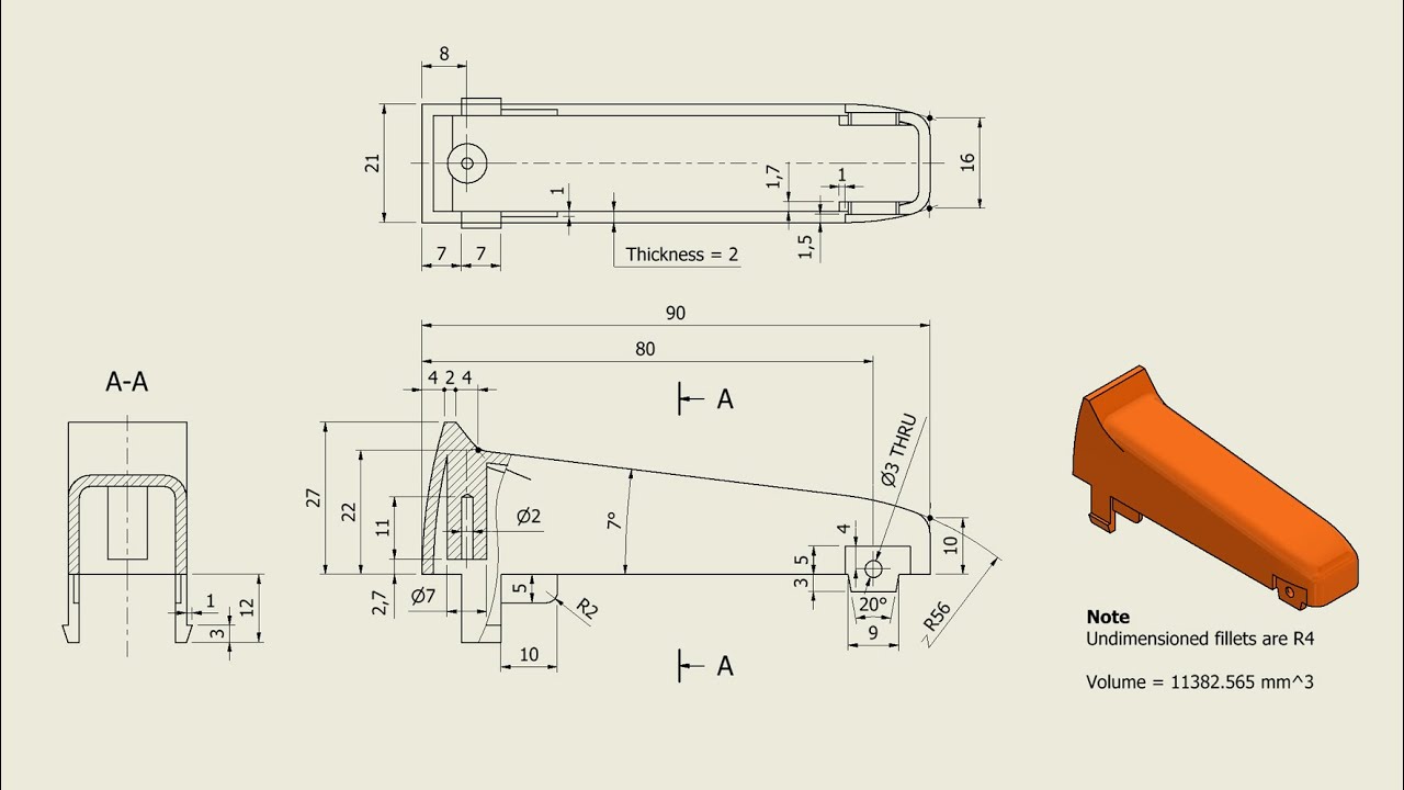 Tutorial Inventor - 642 TRIGGER HANDLE - YouTube
